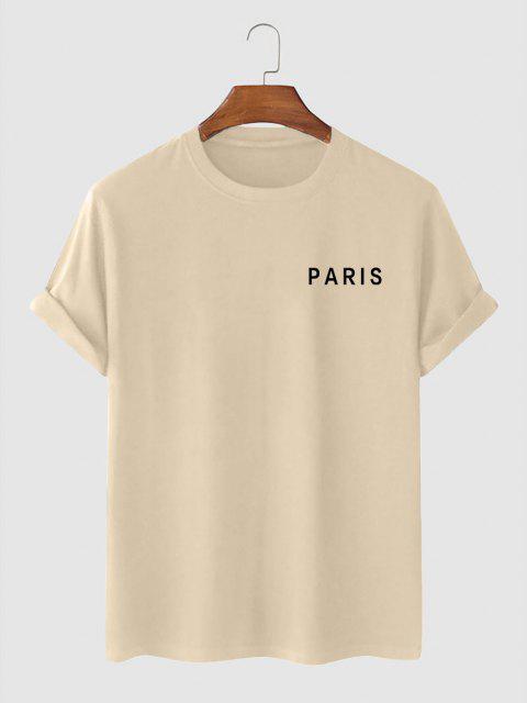 Mens Cotton Sticker Printed T-Shirt TTMPS5 - Cream – Tee Tall